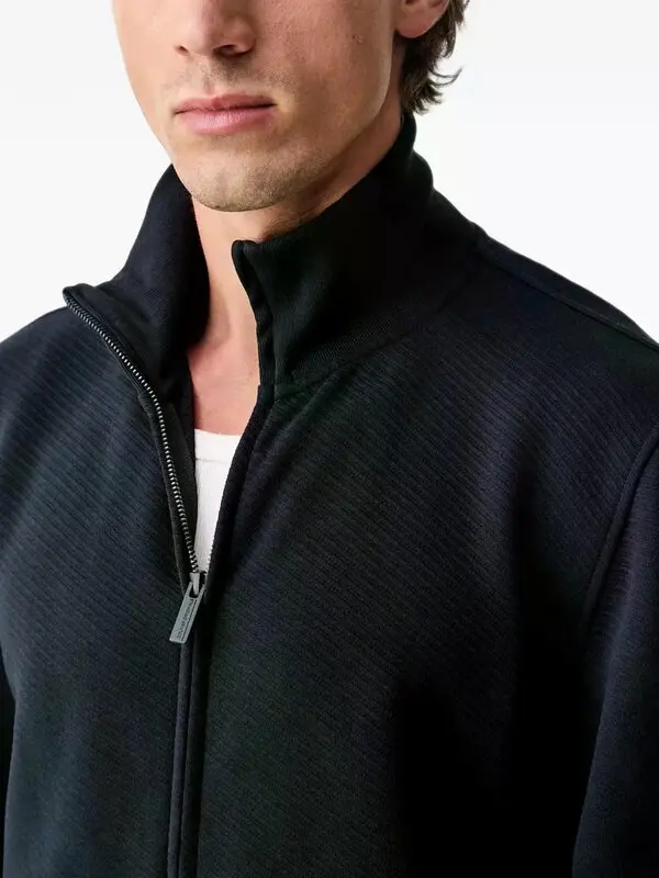 COLMAR Ribbed Jacquard Zip-up Sweatshirt