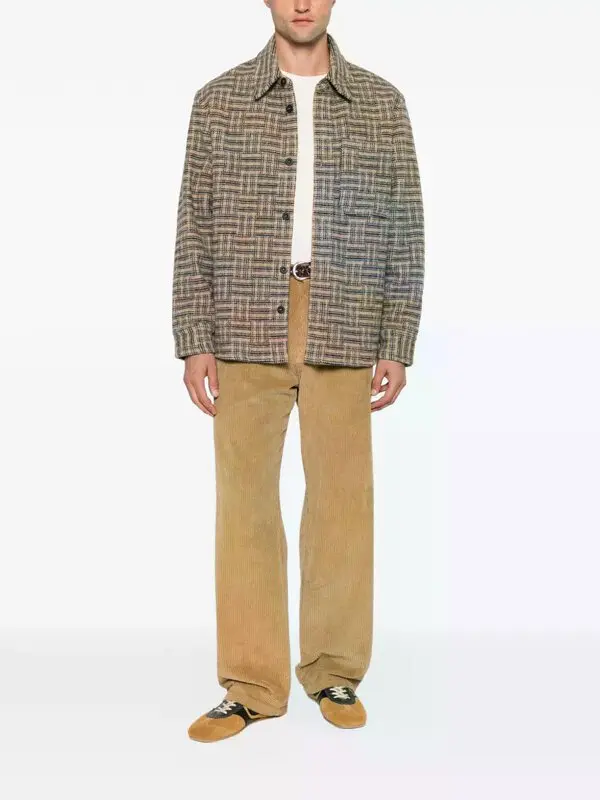 A.p.c. Check-pattern Button-down Shirt