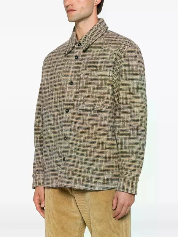 A.p.c. Check-pattern Button-down Shirt
