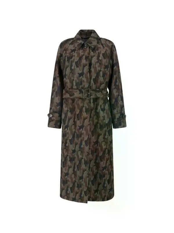 LARDINI Camouflage-print Coat