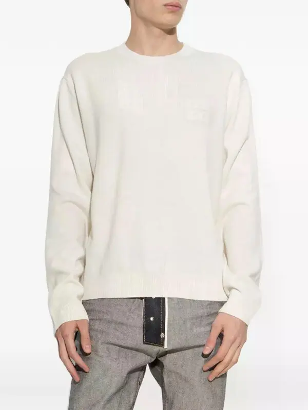 Dsquared2 Logo-embroidered Crew-neck Sweatshirt