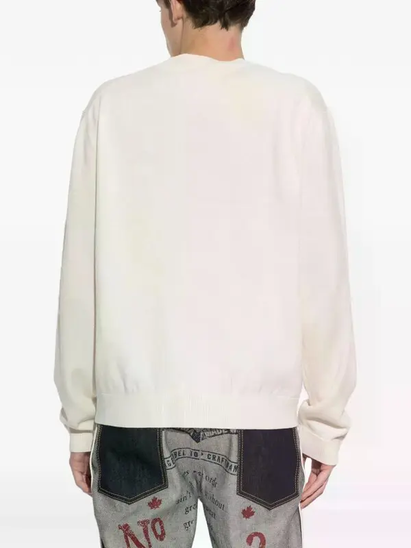 Dsquared2 Logo-embroidered Crew-neck Sweatshirt