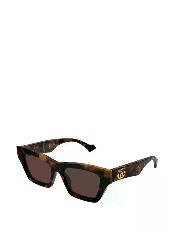 Gucci Double G Tortoise-shell Sunglasses