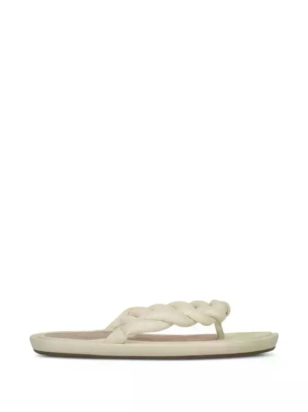 Red Valentino Braided Leather Sandals