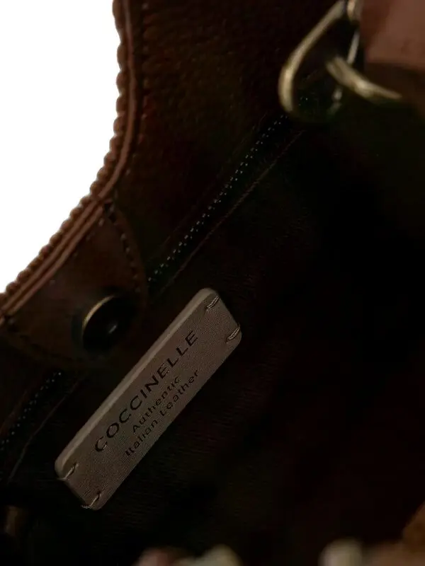 COCCINELLE Corduroy Leather Tote Bag