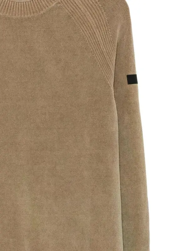 RRD Raglan-sleeve Logo-patch Sweater