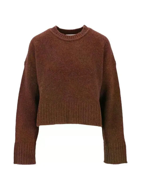 KUJTEN Pauly Crew-neck Sweater - Brown