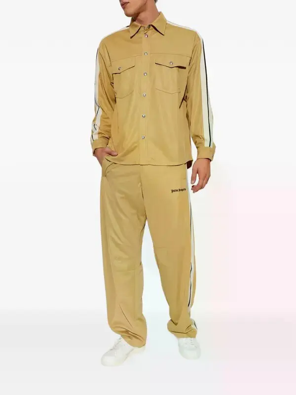 Palm Angels Side-stripe Pocket-detail Shirt