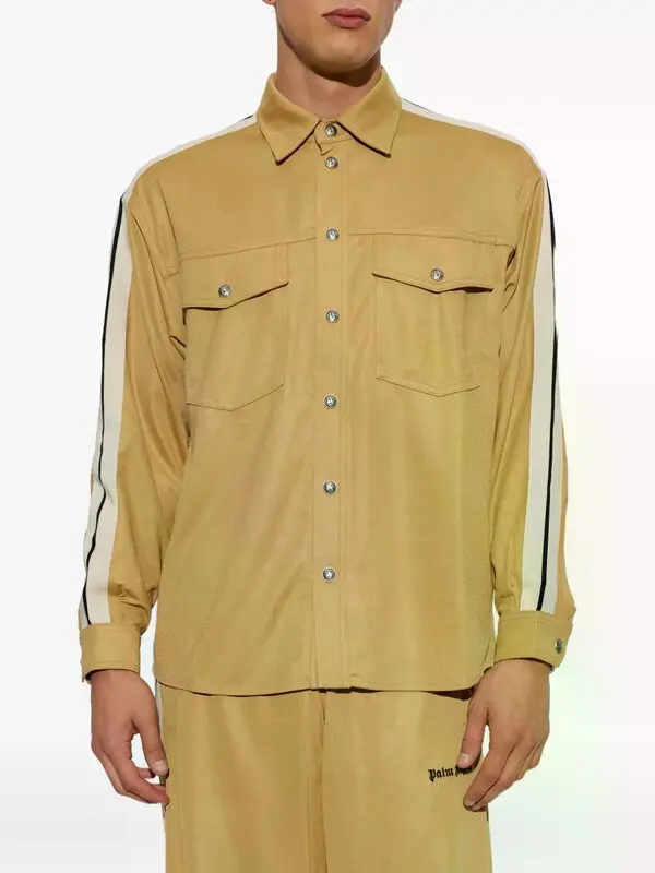 Palm Angels Side-stripe Pocket-detail Shirt