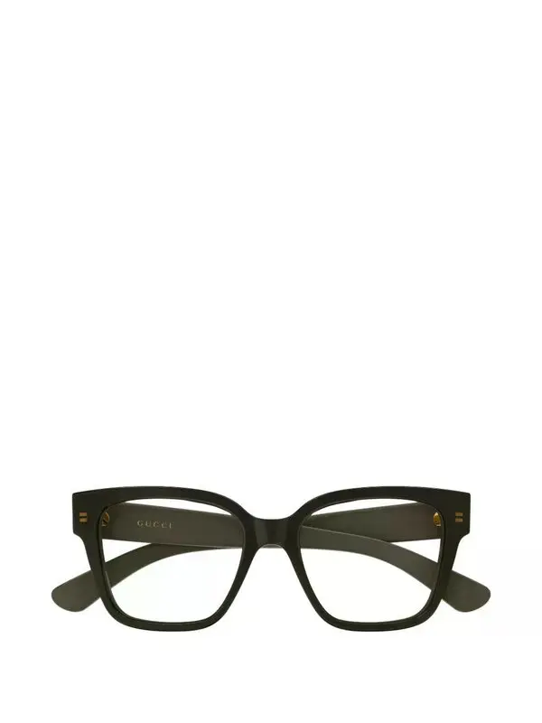 Gucci Square-frame Glasses - Green