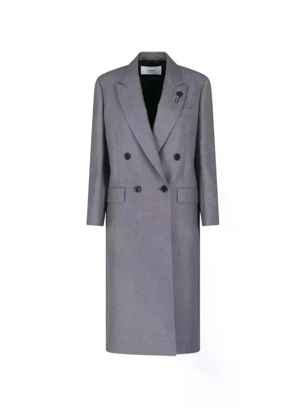 LARDINI Double-breasted Cashmere Coat