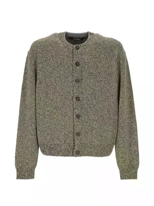 Jacquemus Logo-intarsia Button-up Cardigan