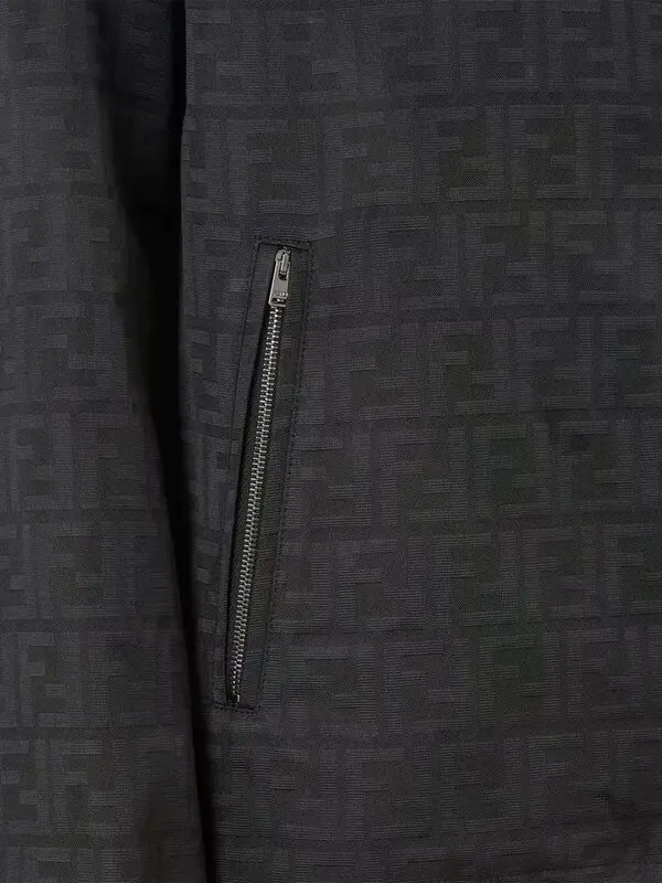 Fendi Ff Zucca Jacquard Nylon Blouson