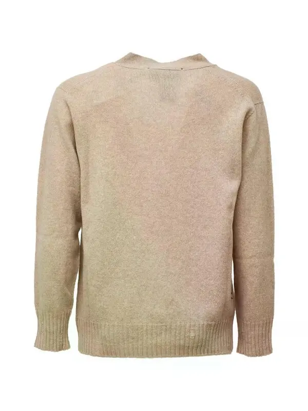 AMARANTO Distressed Cardigan