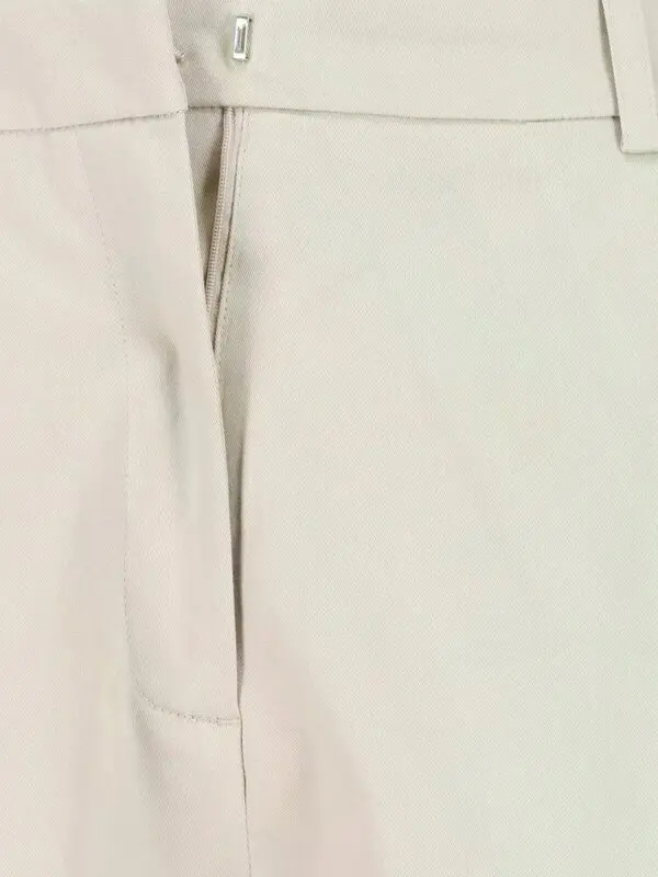 THE FRANKIE SHOP Marfa Pleated Cotton Shorts