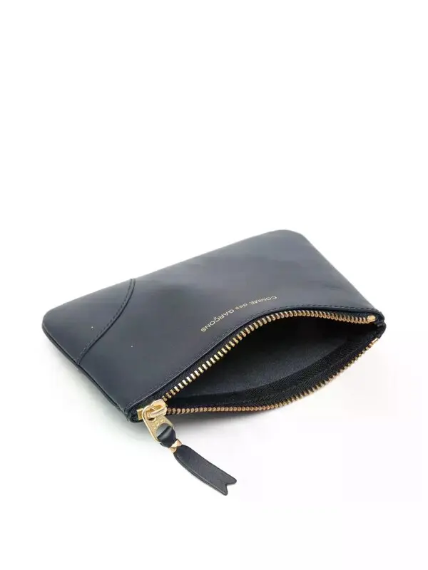 Comme Des Garçons Logo-print Leather Wallet - Black