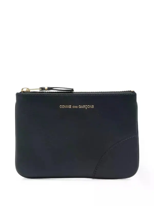 Comme Des Garçons Logo-print Leather Wallet - Black