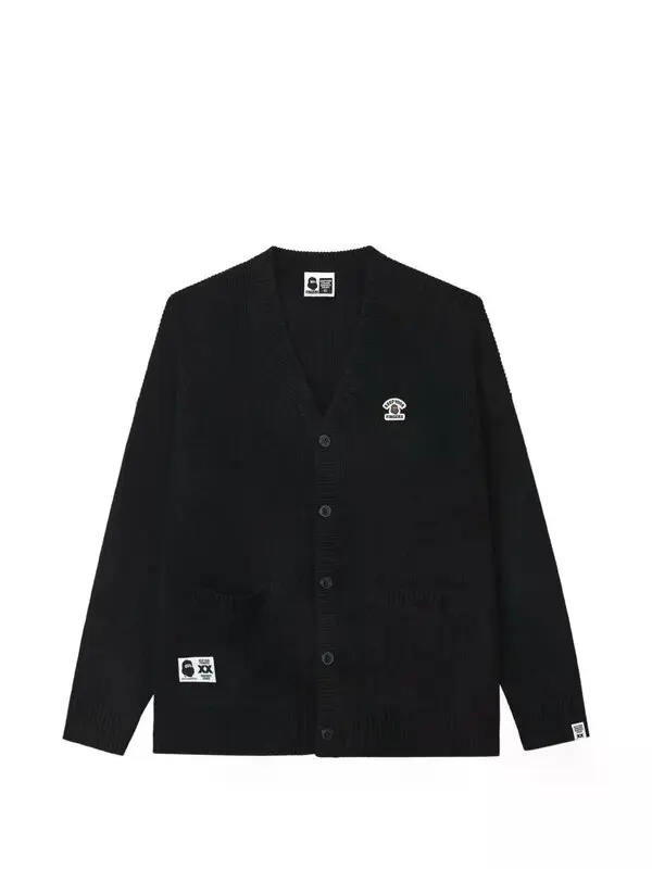 FINGERCROXX Logo-patch V-neck Cardigan