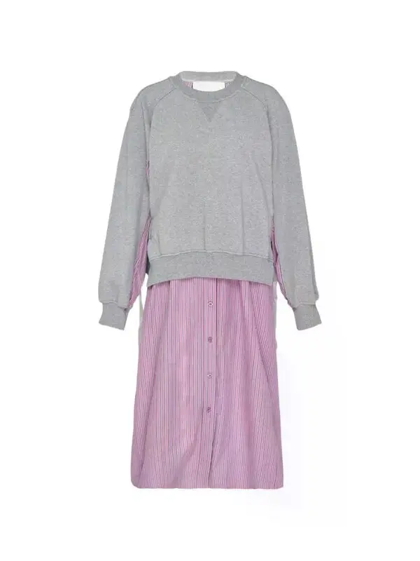 3.1 Phillip Lim Striped Layered-design Dress