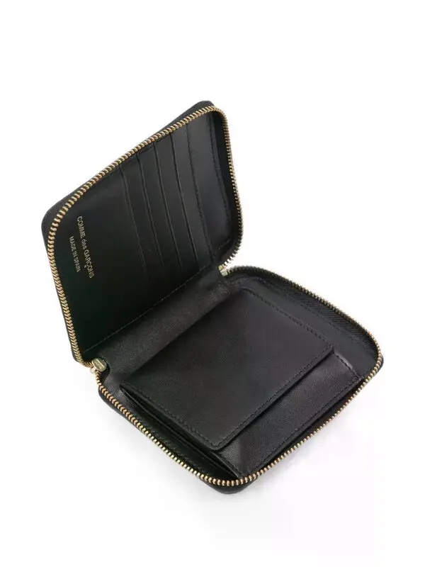 Comme Des Garçons Zip-around Leather Wallet