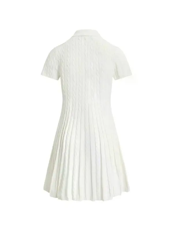 Polo Ralph Lauren Cable-knit Polo Dress - Neutrals