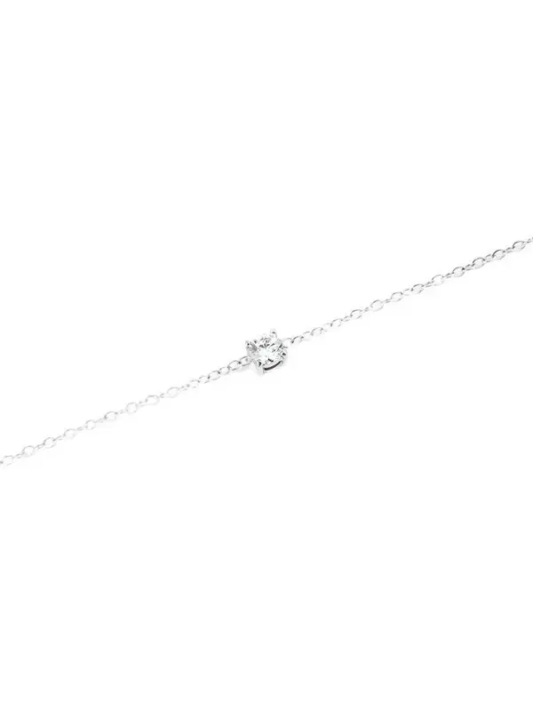 DANIEL WELLINGTON Mirelle Solitaire Crystal-embellished Chain Bracelet - Silver