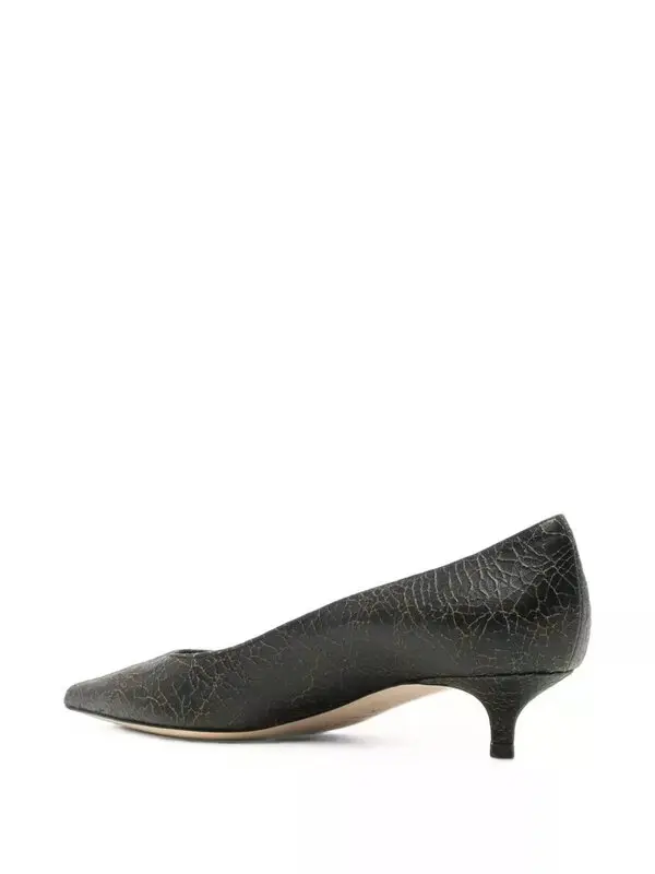 JIMMY CHOO Amelia Crackle-effect Pumps