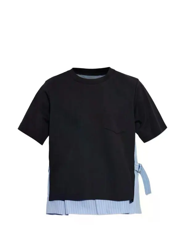 Sacai Layered-panel Chest-pocket T-shirt
