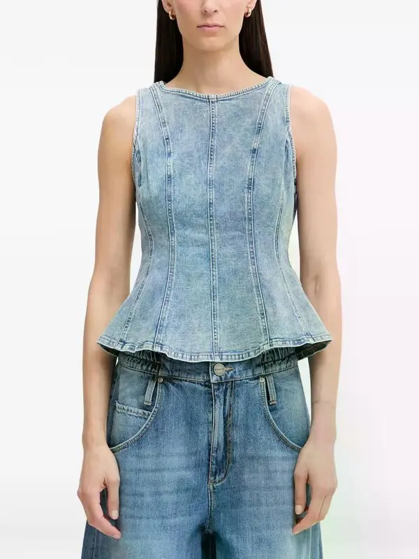 LEVI'S Leighton Peplum Sleeveless Top