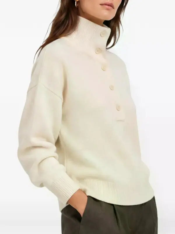 Seventy Button-up High-neck Polo Shirt