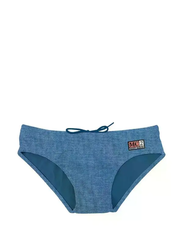 MC2 SAINT BARTH Cayo Denim-print Swim Trunks