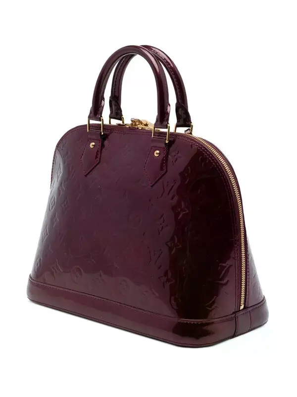 LOUIS VUITTON 2013 Monogram Vernis Alma Pm Handbag