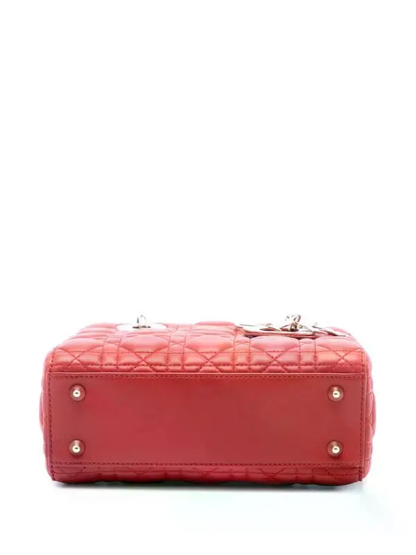 Dior 2017 Small Lambskin Cannage Myabcdior Lady Satchel