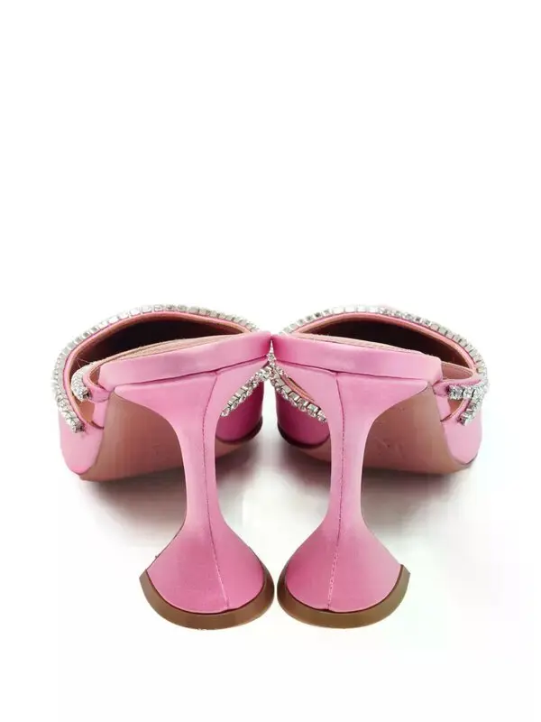 Amina Muaddi Gilda Crystal-embellished Mules