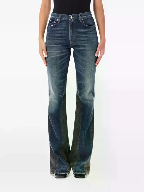 HAIKURE Fleur Panelled Flared Jeans