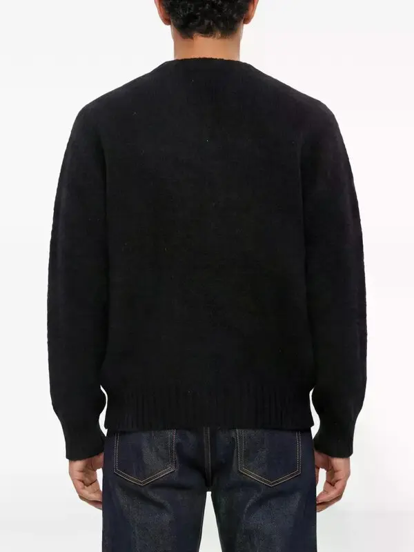 You Must Create Ribbed-trim Sweater