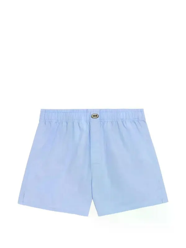 AMI Paris Cotton Boxer With Patch