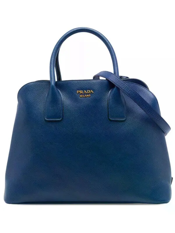 Prada 2000-2026 Saffiano Cuir Dome Bag Satchel
