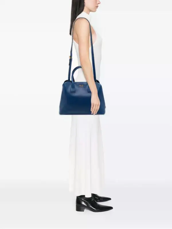 Prada 2000-2026 Saffiano Cuir Dome Bag Satchel