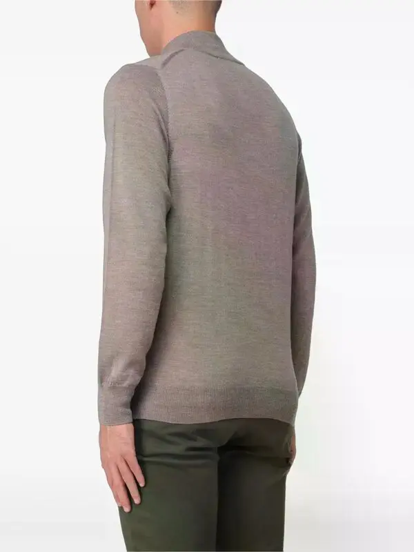 XC Half-zip Merino-wool Sweater - Brown