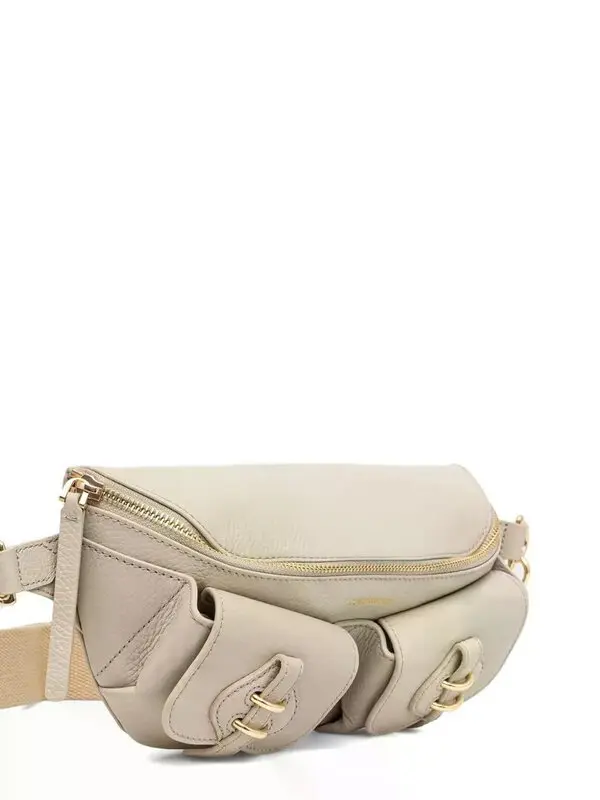 COCCINELLE Small Mavery Pocket Grained Leather Belt Bag