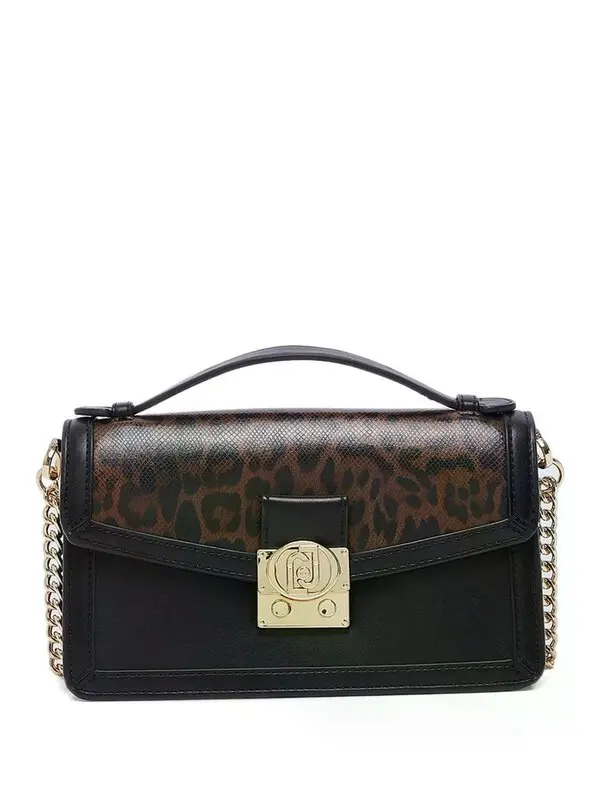 Liu Jo Small Animal Print Crossbody Bag - Black