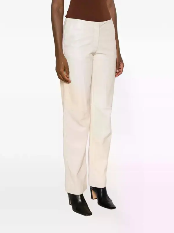 TOTEME Straight-leg Leather Trousers
