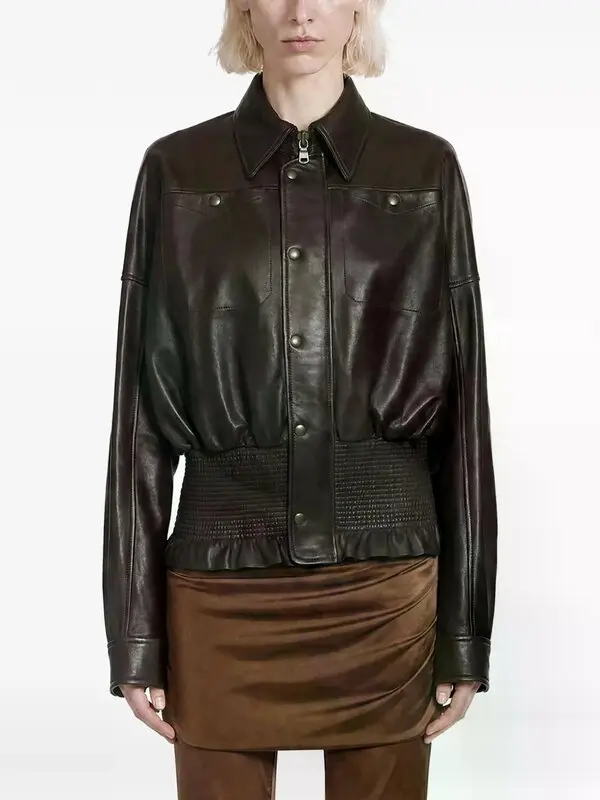 PETAR PETROV Soft Tension Leather Jacket
