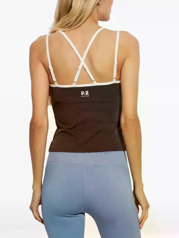 P.E Nation Paramount Logo-print Top