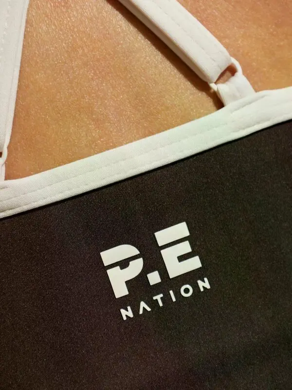 P.E Nation Paramount Logo-print Top