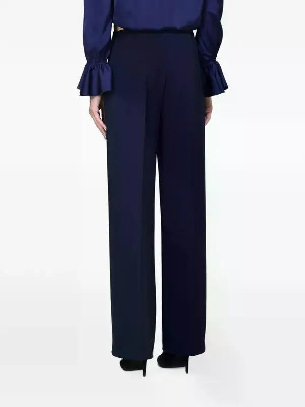 HANITA Pressed-crease Straight-leg Trousers