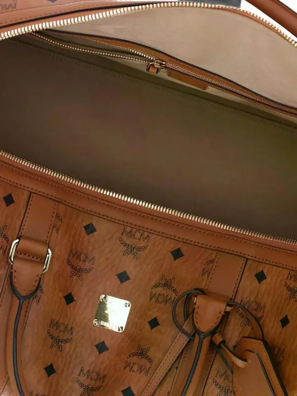 Mcm Ottomar Monogram-print Holdall Bag