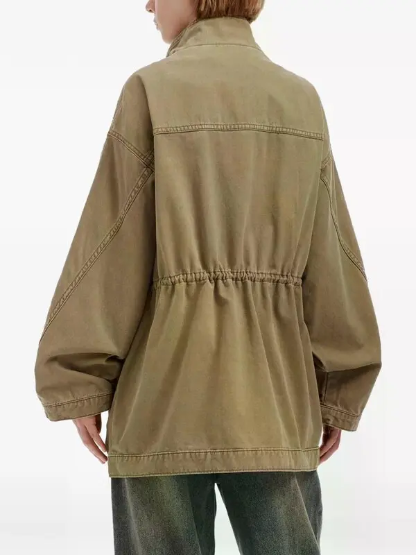 B+AB Drawstring-waist Multi-pocket Jacket - Neutrals