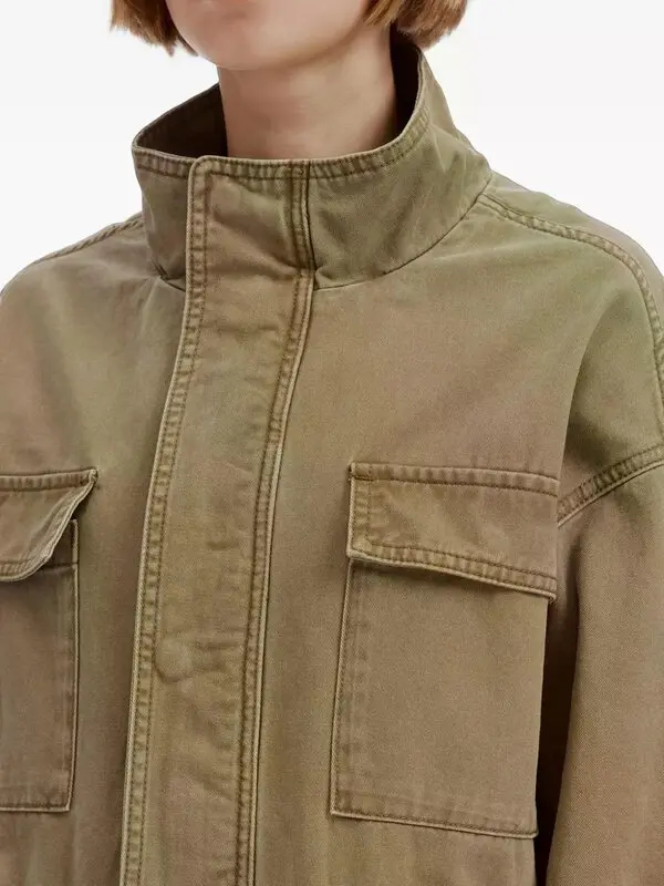 B+AB Drawstring-waist Multi-pocket Jacket - Neutrals